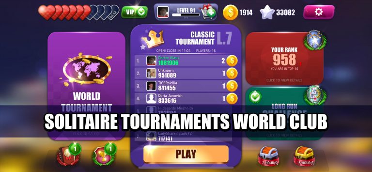 Solitaire Towers Tournaments – XI-ART